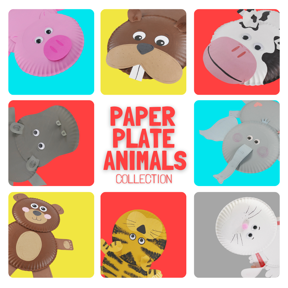 Paper Plate Animal Crafts Collection – In the Bag Kids' Crafts
