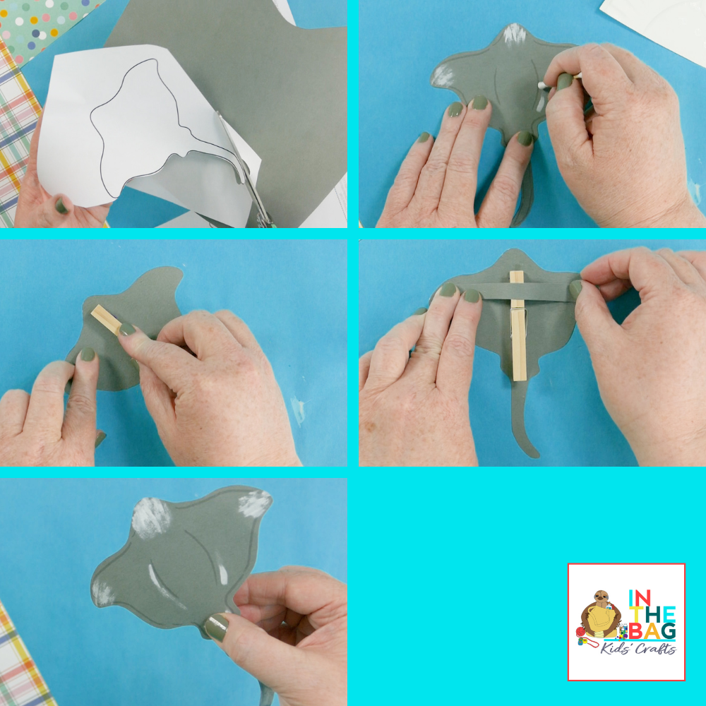 Flying Stingray Craft – In the Bag Kids' Crafts