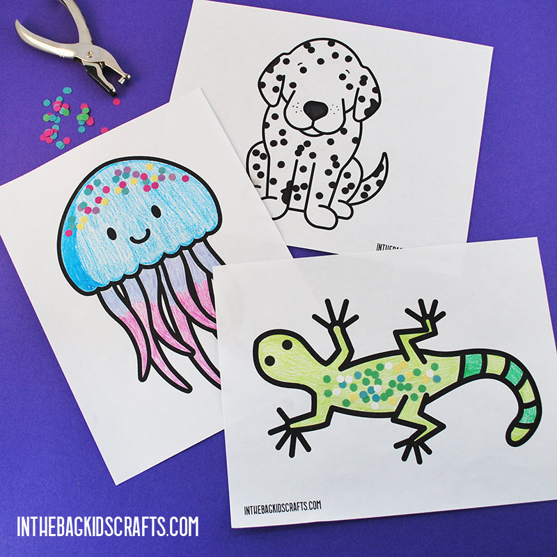 Spotted Animal Printables – In the Bag Kids' Crafts