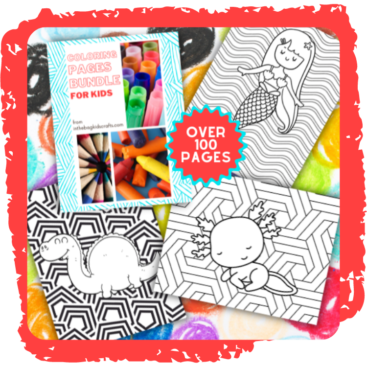 Coloring Page Bundle 1 – In the Bag Kids' Crafts